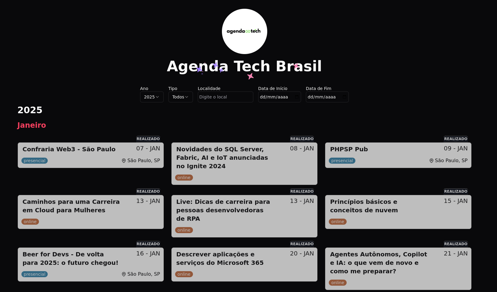Agenda Tech Brasil
